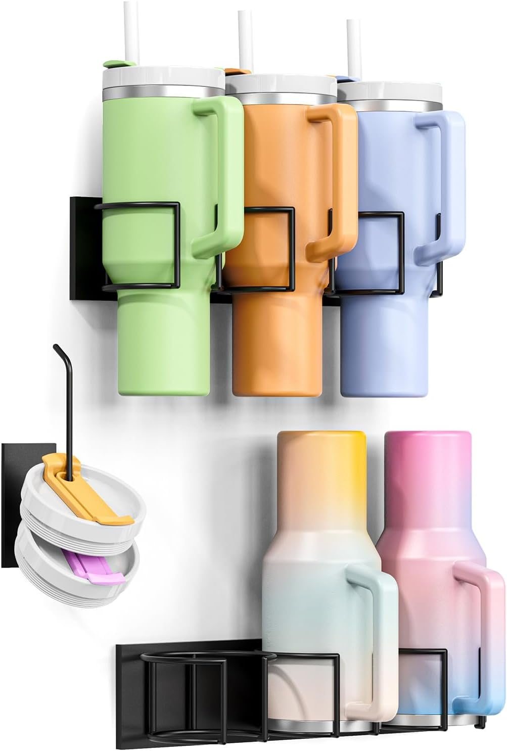 Magnetic Stanley Cup Holder for Refrigerator, Water Bottle Organizer ...