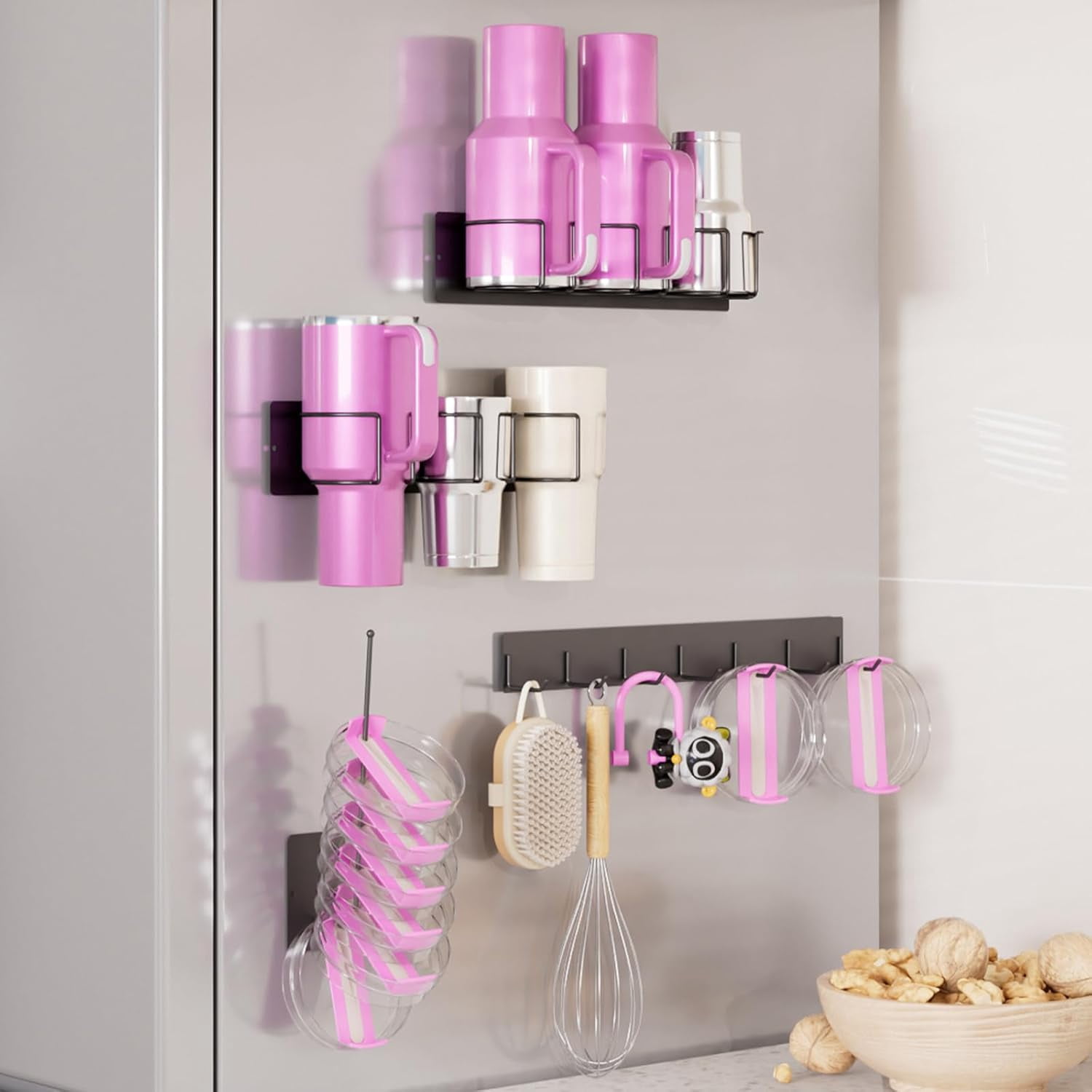 Magnetic Stanley Cup Organizer Holder For Refrigerator, Stanley Tumbler ...