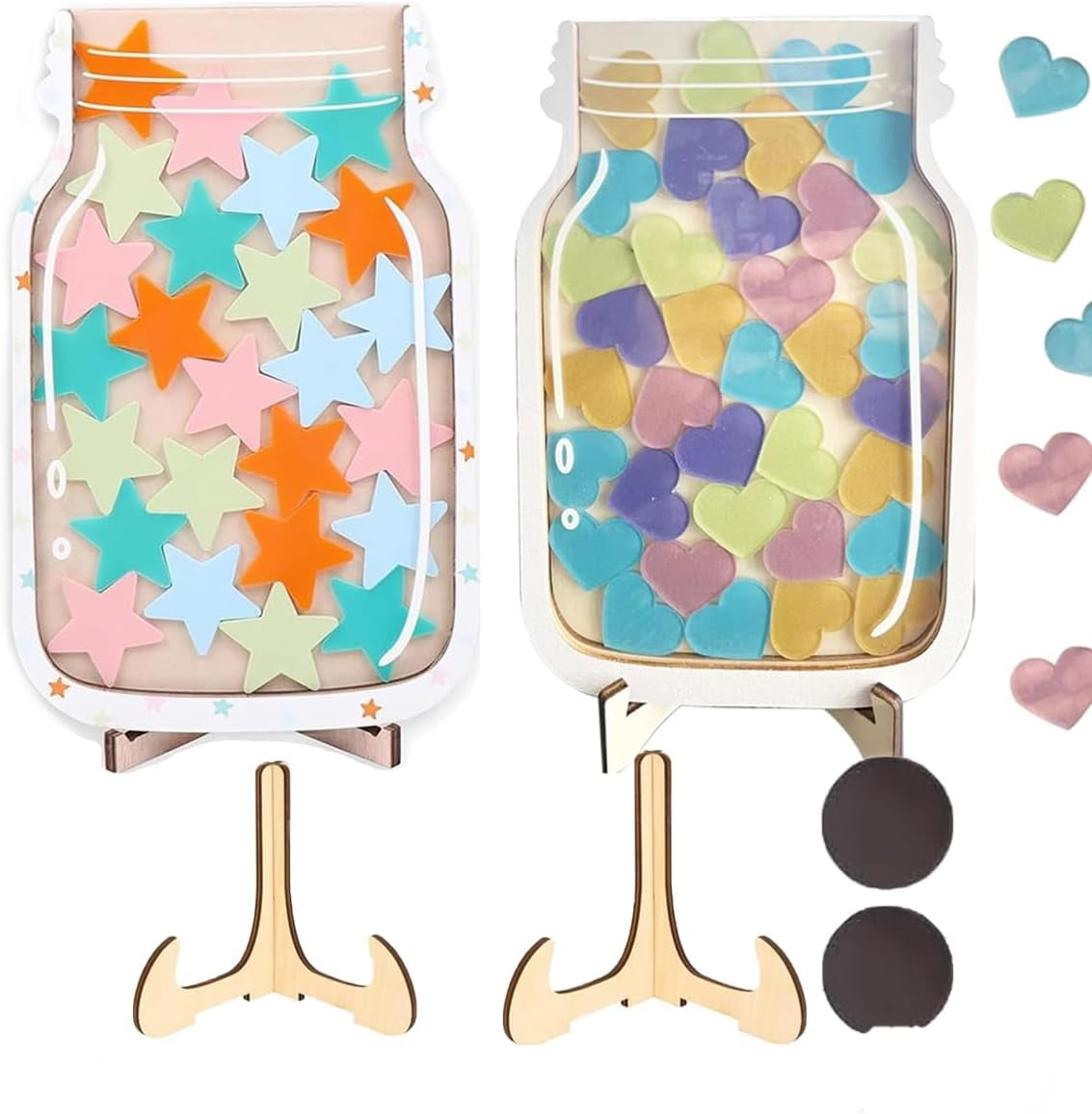 Magnetic Star Jar Reward System, Kids Incentive Star Reward Jar ...