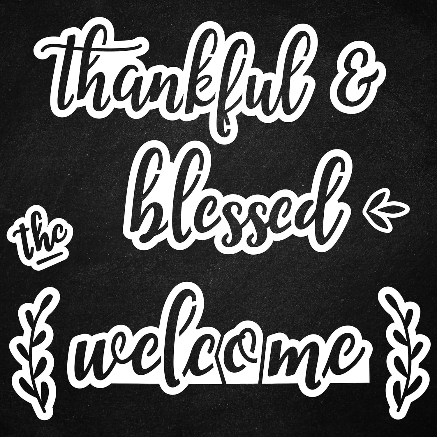 Magnetic Stencils for Chalkboard Signs, Cursive Chalkboard Stencils ...