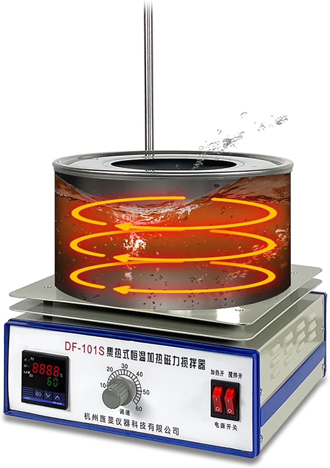 Magnetic Stirrer 1000W Hotplate Mixer with LED Digital Digital Display ...
