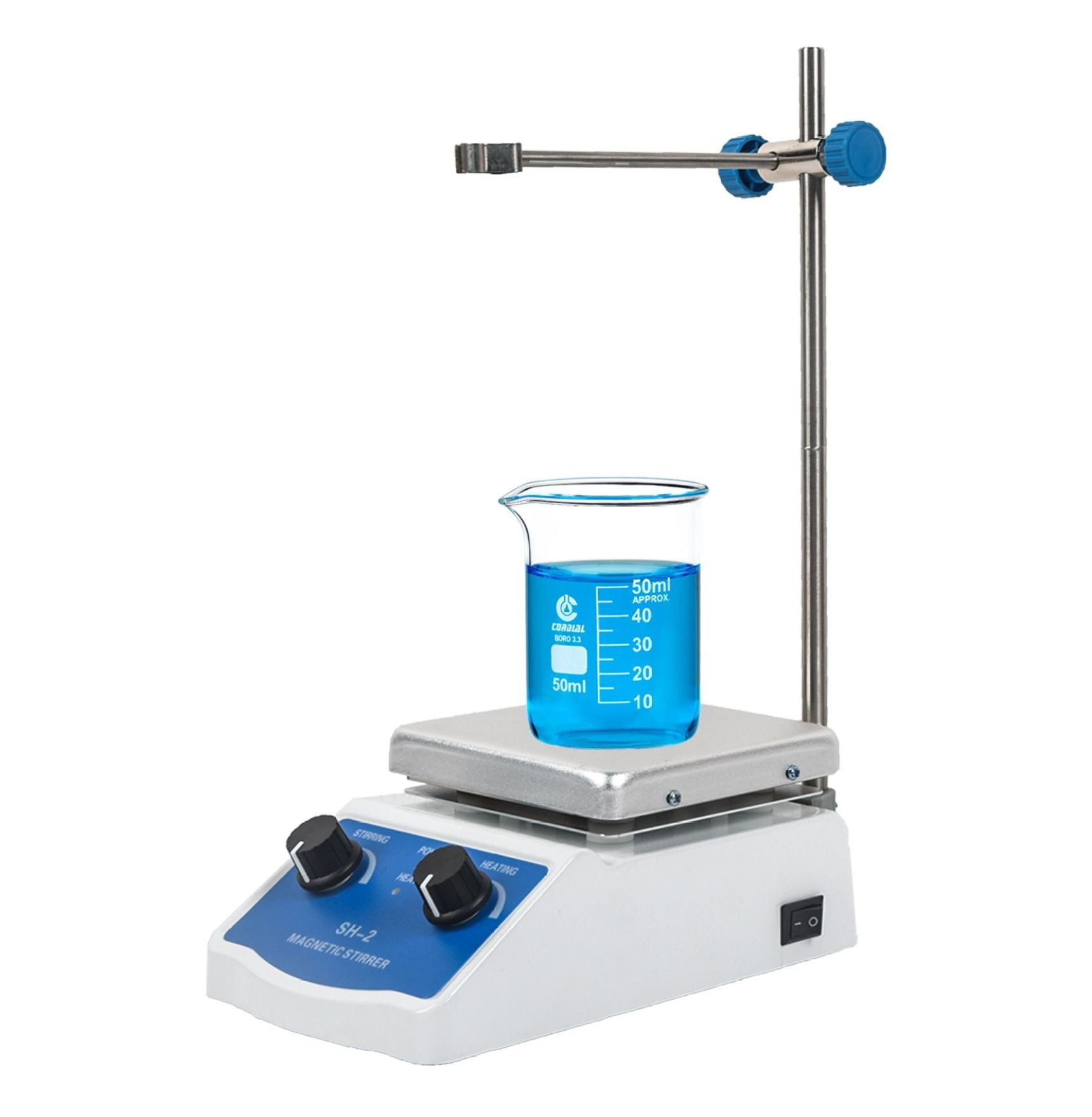 Magnetic Stirrer Hot Plate 2000ml, 110V Lab Stirrer 100-1600RPM, 200°C ...