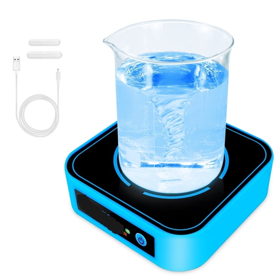 Magnetic Stirrer, Mini Magnetic Stir Plate With 2 Pcs Stir Bars ...