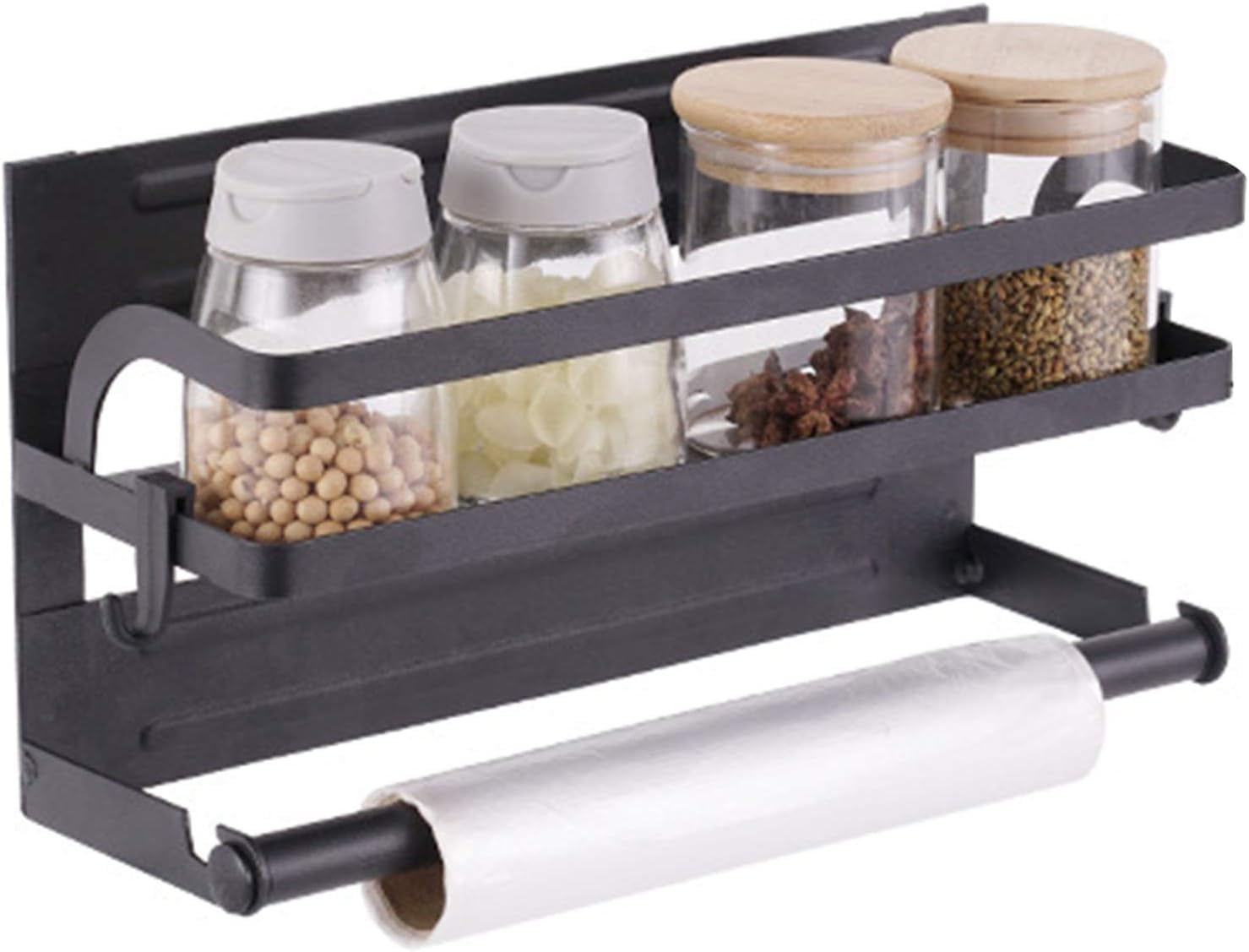Magnetic Storage Rack,Metal Spice Rack Organizer Kitchen Refrigerator ...
