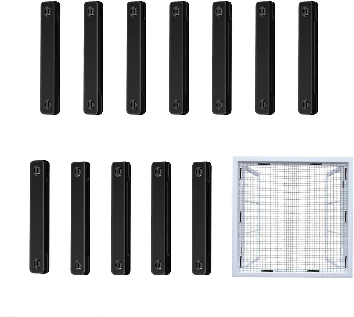 Strips 12 Pcs Self-Adhesive Universal Strong Adhesive Screen Fixing ...