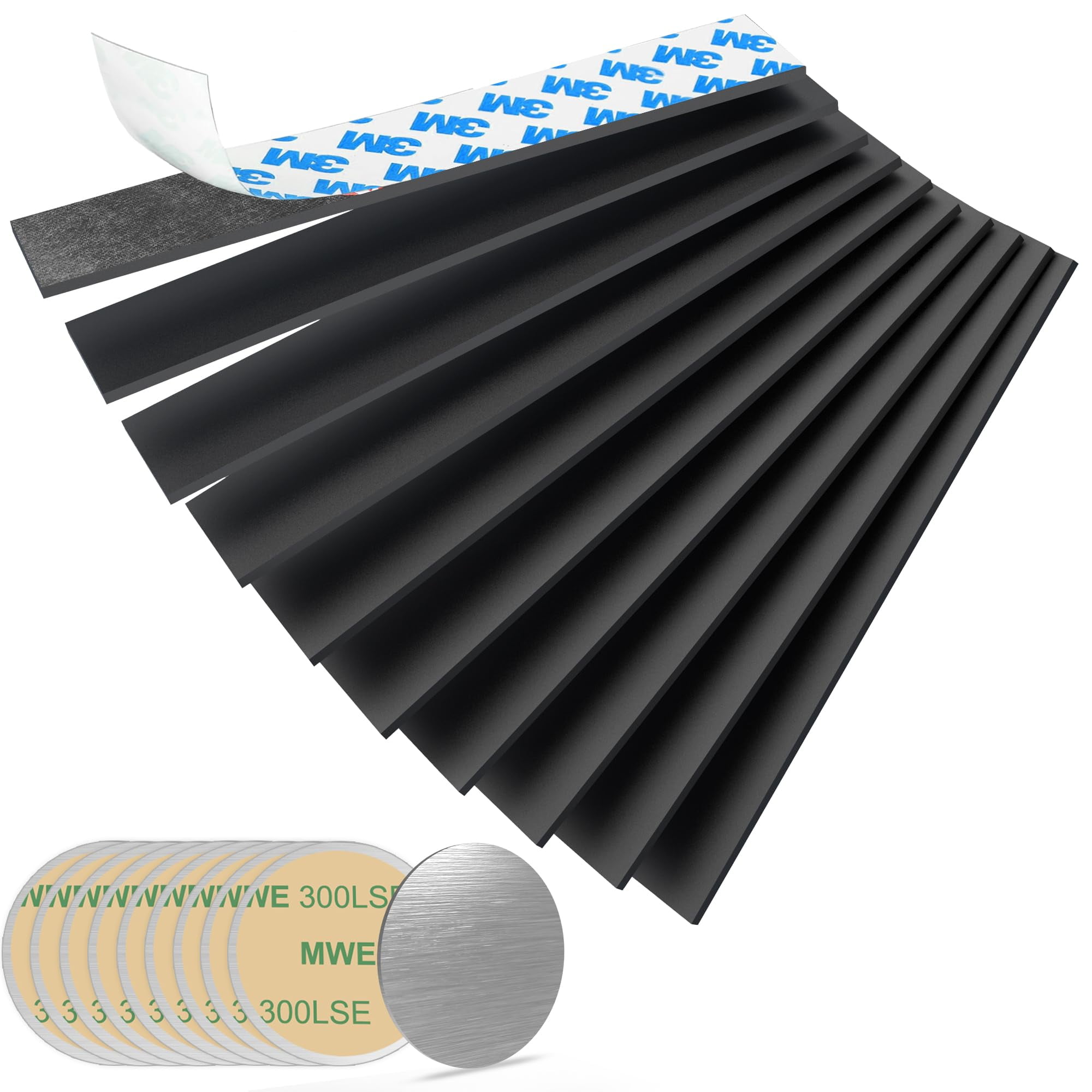 Magnetic Strips Tape with Adhesive Backing Magnet – Heavy Duty Magnets ...