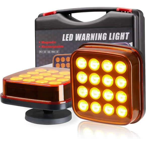 Battery Powered Magnetic Flashing Beacon