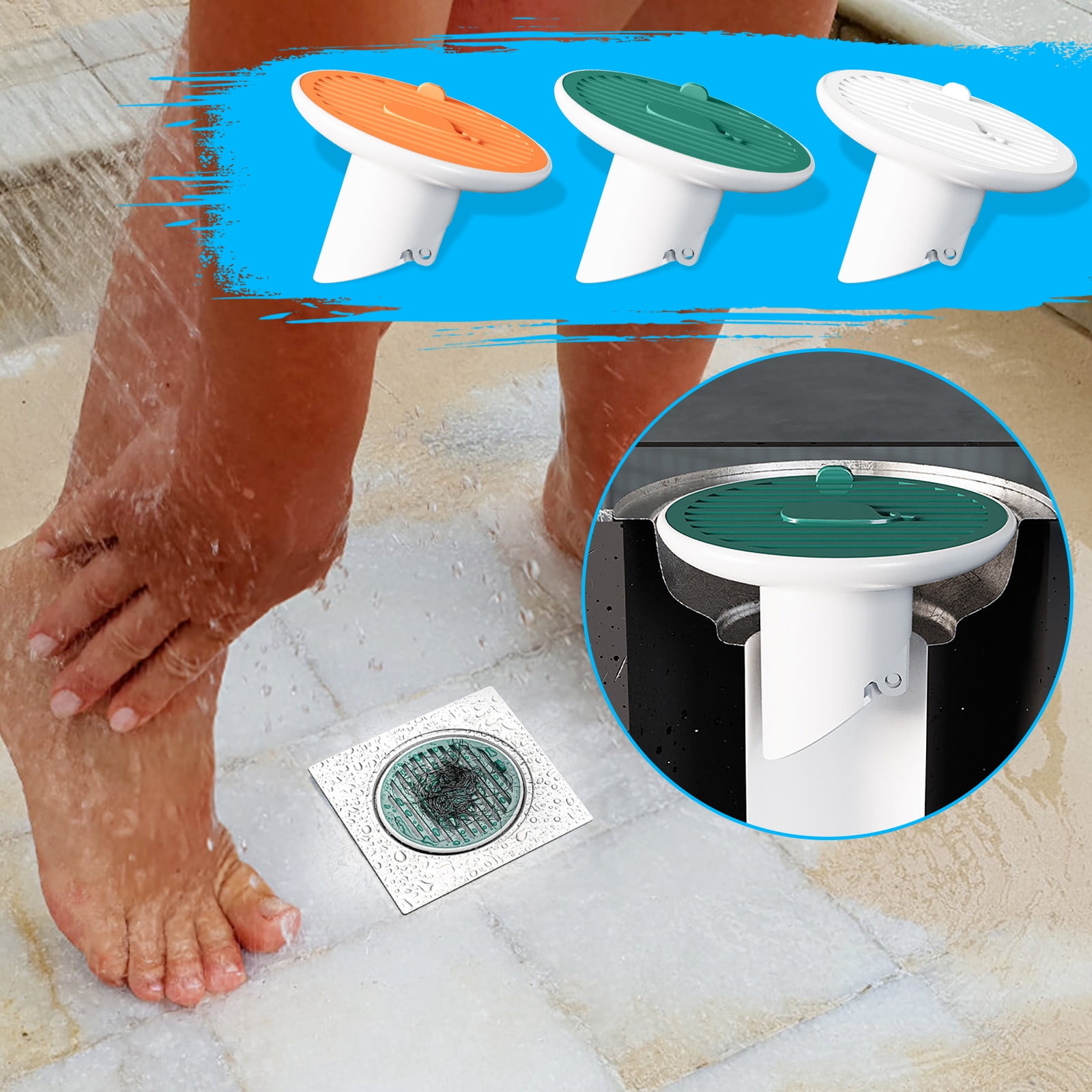 Magnetic Suction Floor Cover, Floor Deodorizer, Sewer Blockage Pipe ...