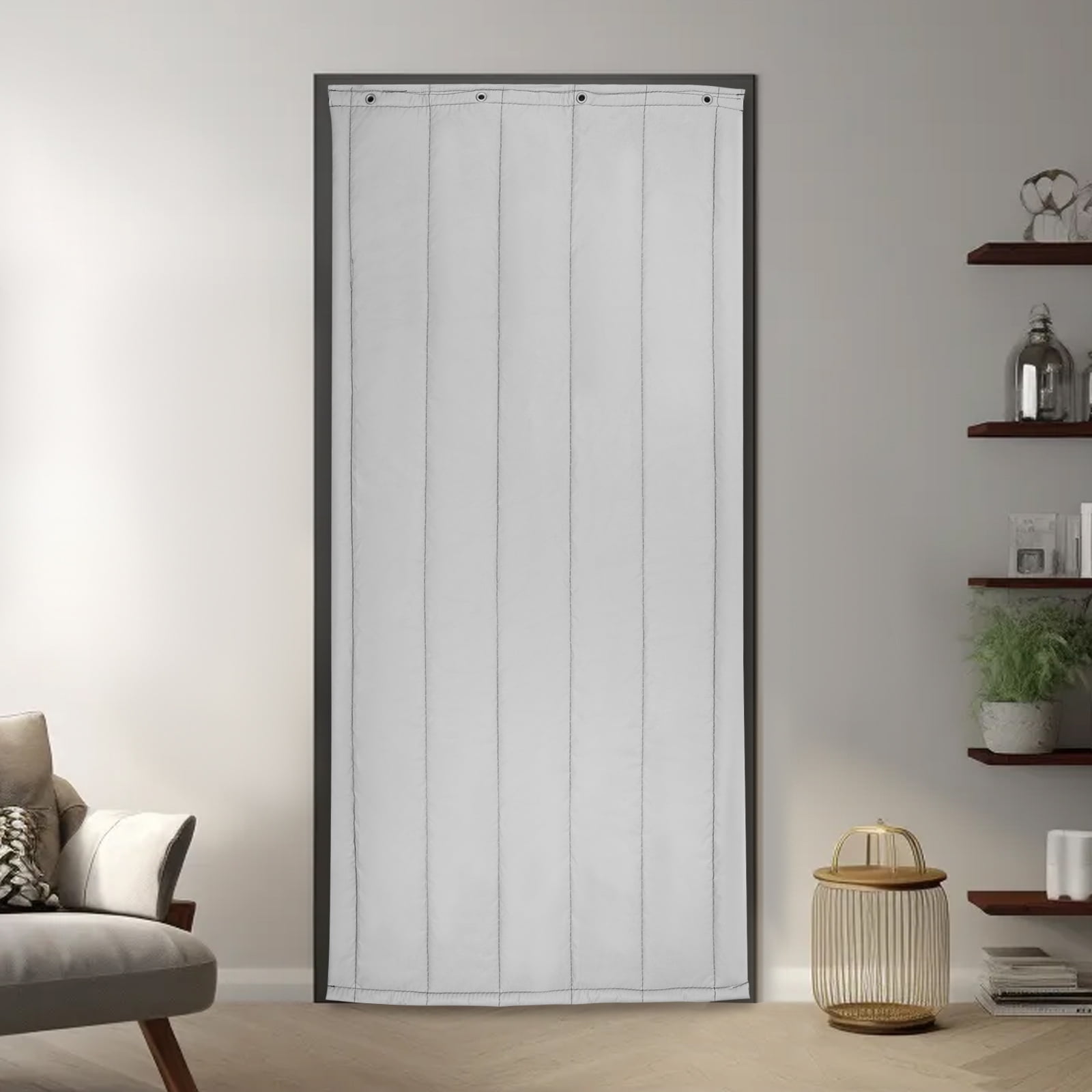 Magnetic Thermal Insulated Door Curtain, Waterproof Center Opening ...