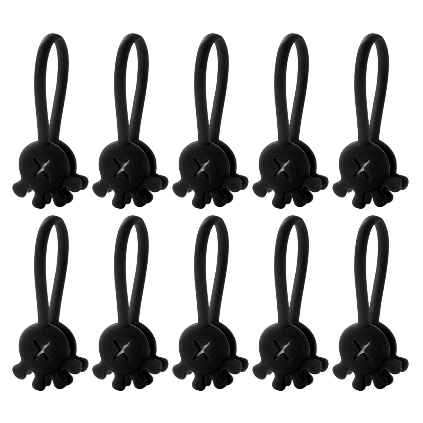Magnetic Ties for Cords - 10X Palm Shape Silicone Cable Organizers ...