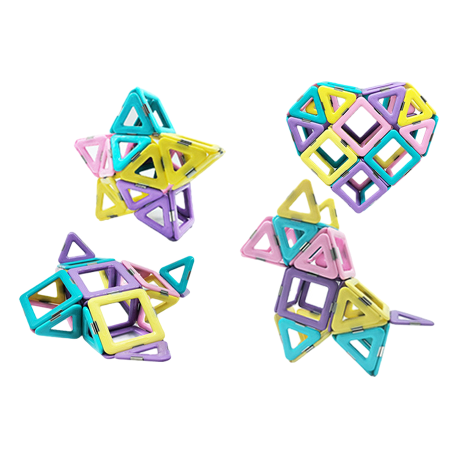 Magnetic Tile Toys Building Tiles Fine Motor Toys Educational Toddler ...