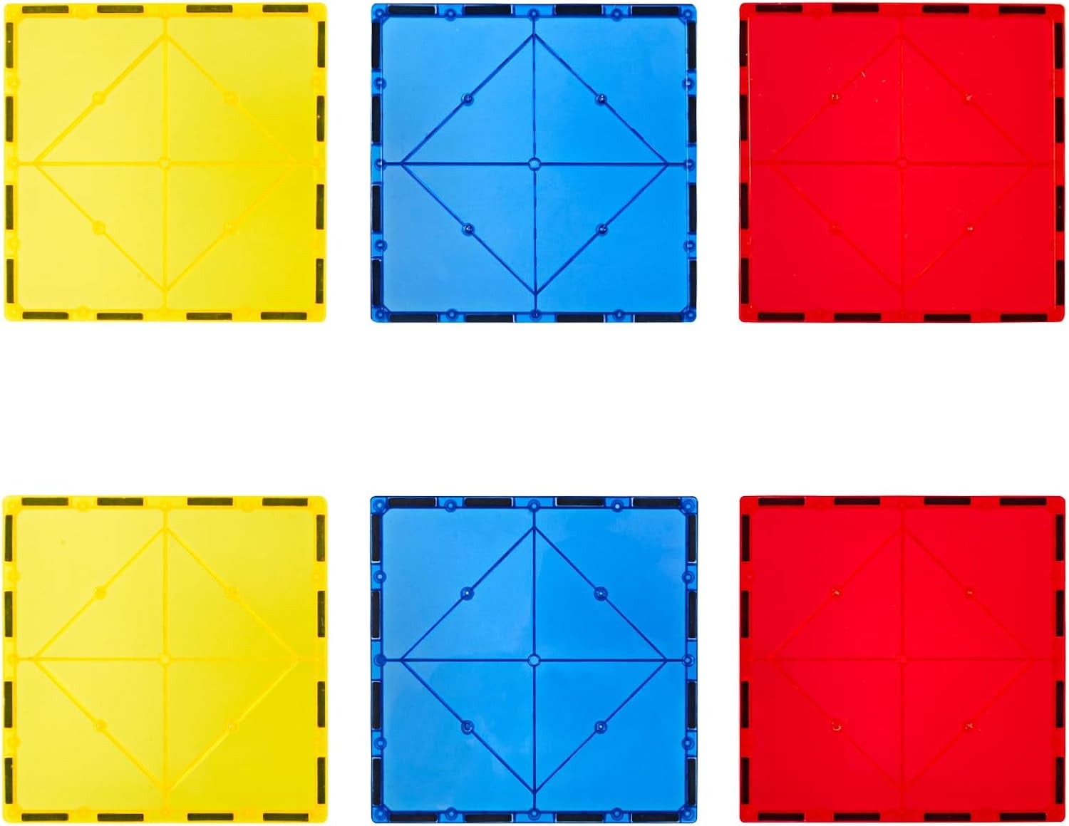 Magnetic Tiles, Deluxe 136 PCS Building Blocks Magnet Toys for Kids,3D Magnet Puzzles Stacking ...