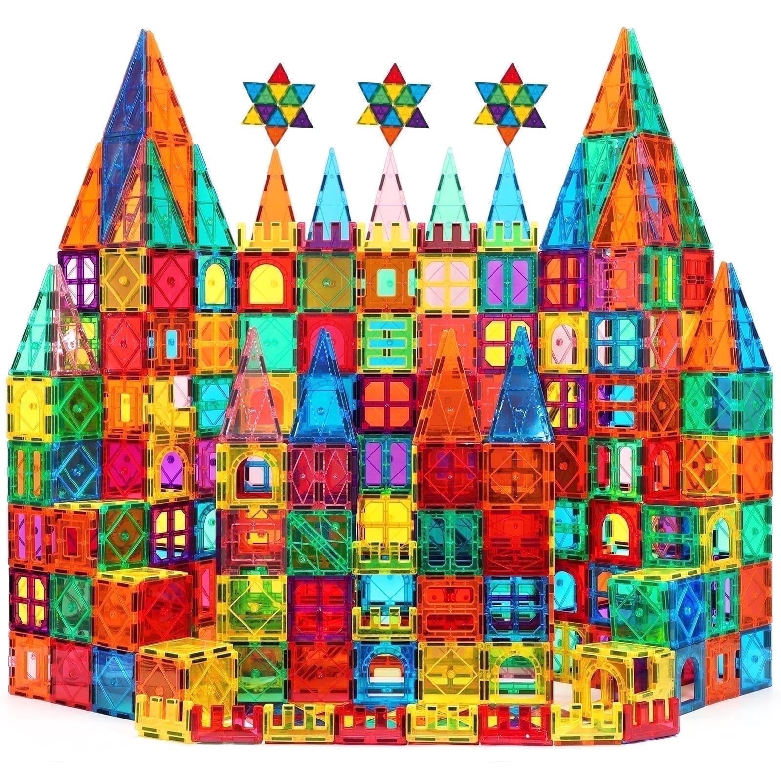 FunMagic Magnetic Tiles for Kids STEM Educational Building Blocks for ...