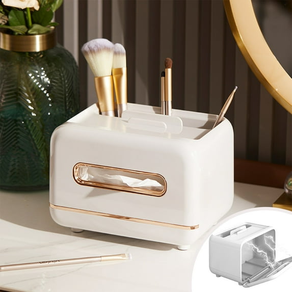 Magnetic Tissue Box Desktop Remote Control Storage Multifunctional ...