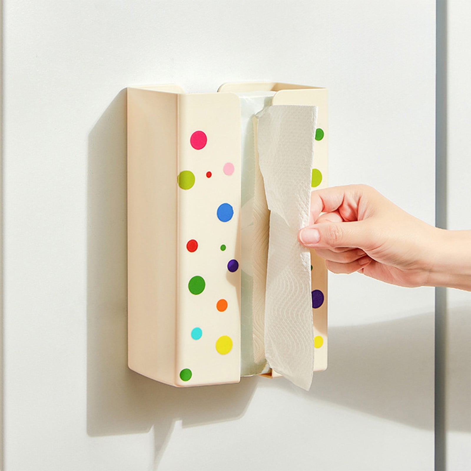 Magnetic Tissue Box Wall Mounted Wet Tissue Storage Rack | Adjustable ...