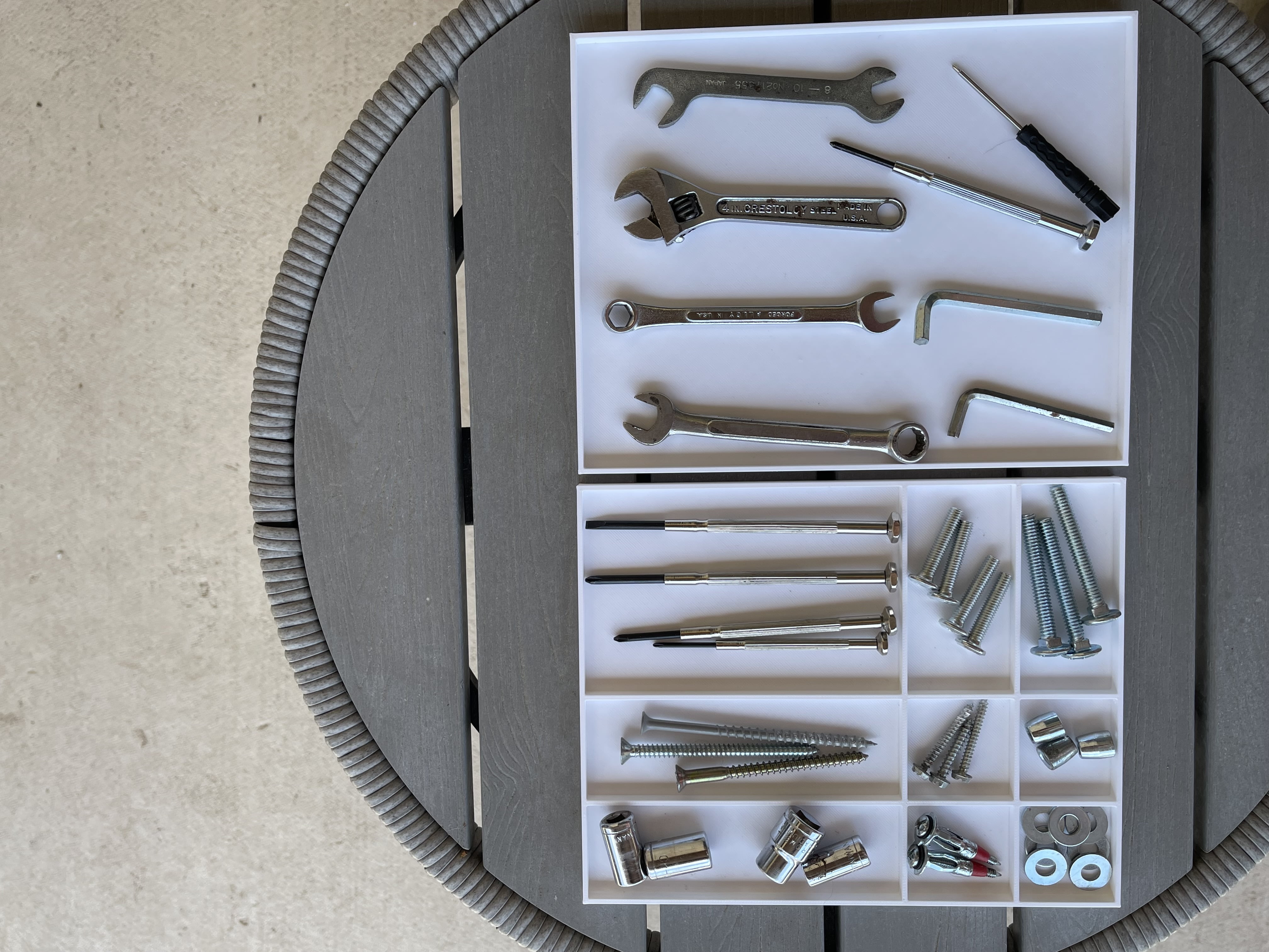 Magnetic Tool Tray and Parts Organizer, 3D Printed PETG Plastic ...