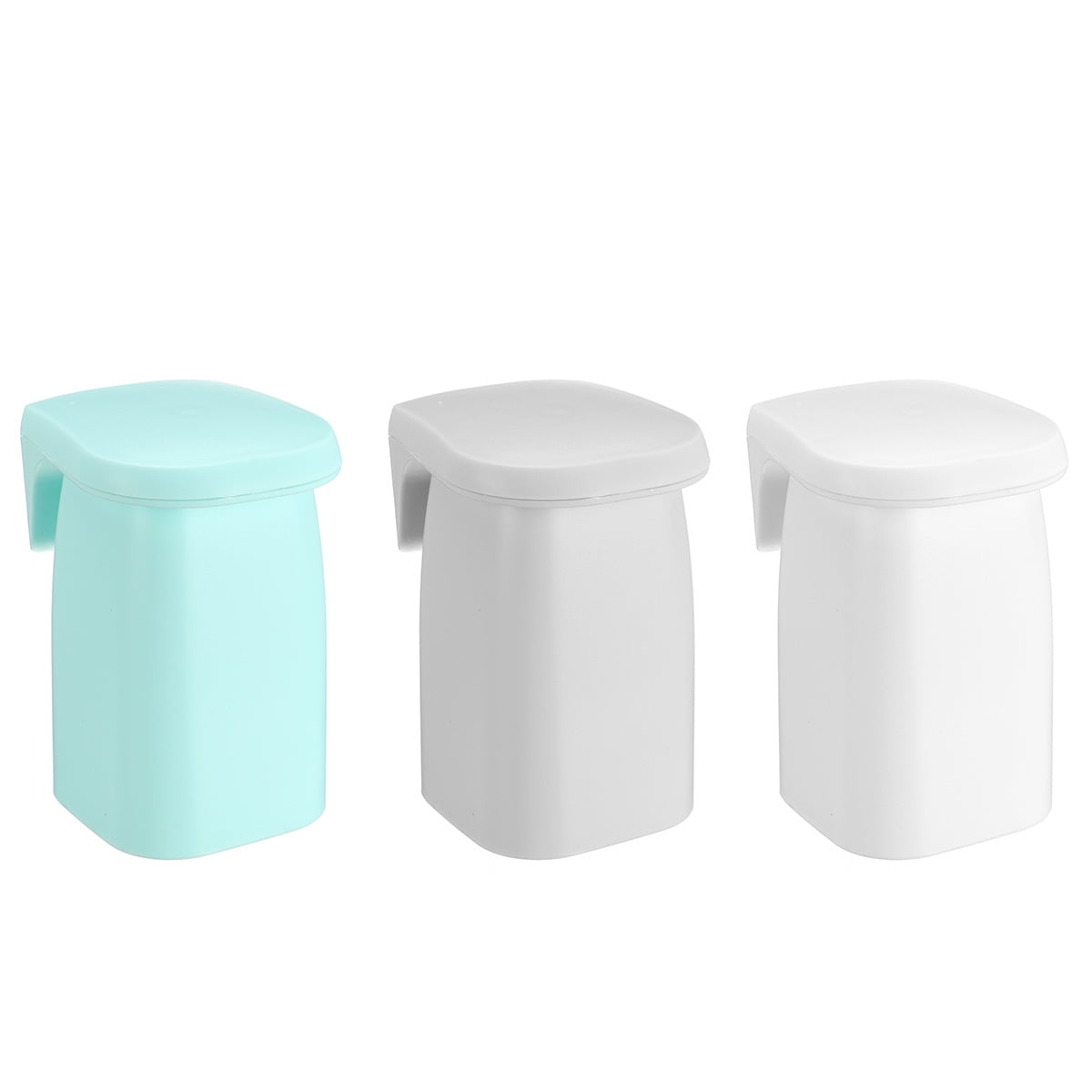 Magnetic Toothbrush Cup Set of 3, Plastic Wall Mounted Mouthwash Cup ...