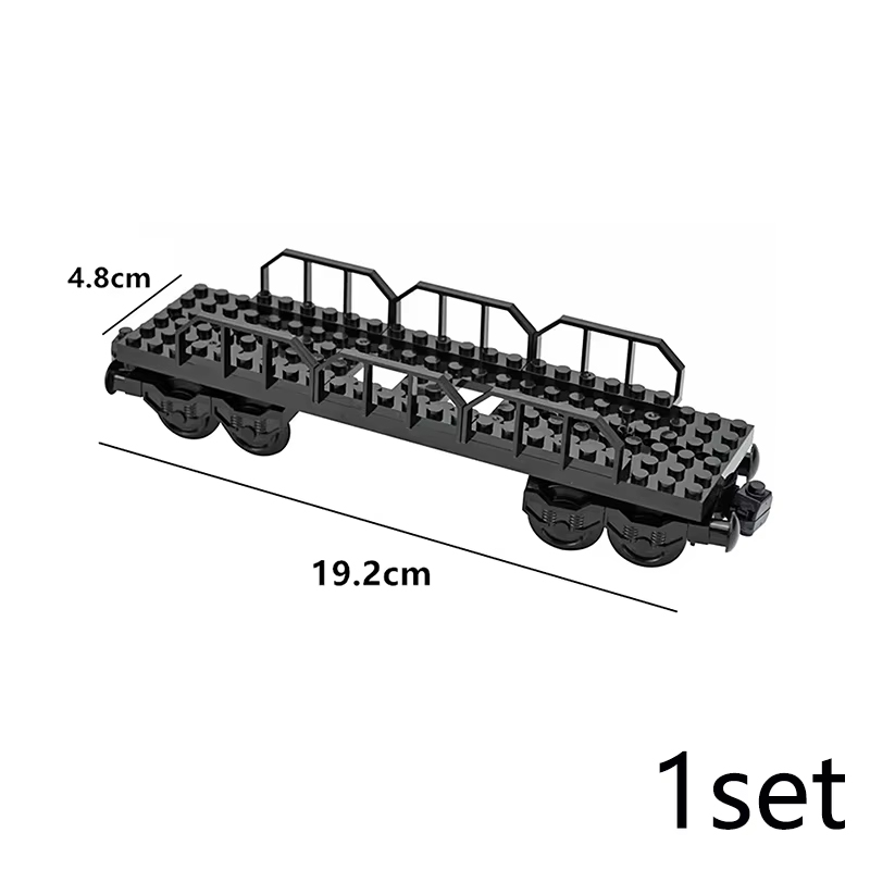 Magnetic Train City High-tech Bricks Cabin Carriage 021 3D Model ...