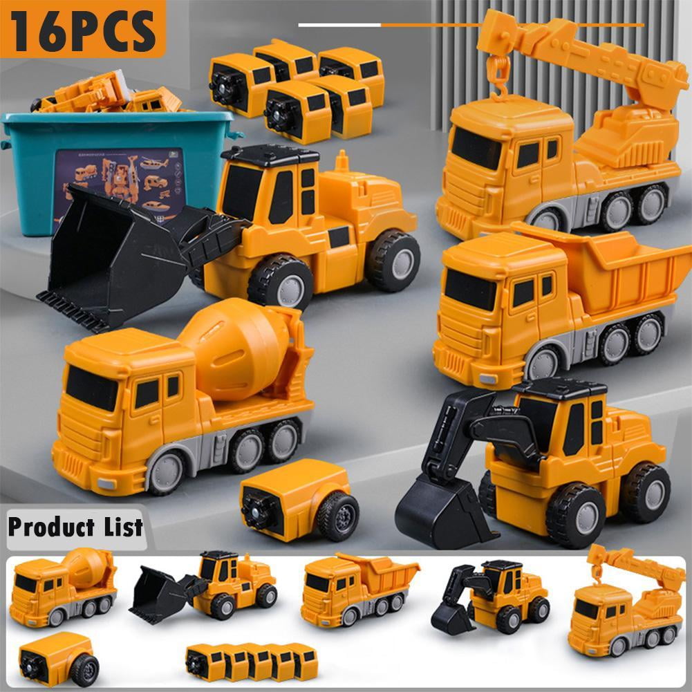 Magnetic Transform Engineering Car Assembled Toys 2024 NEW J5B6 ...