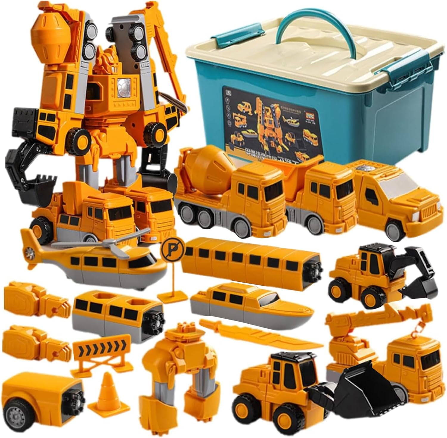 Magnetic Transform Engineering Car Assembled Toys, Construction ...