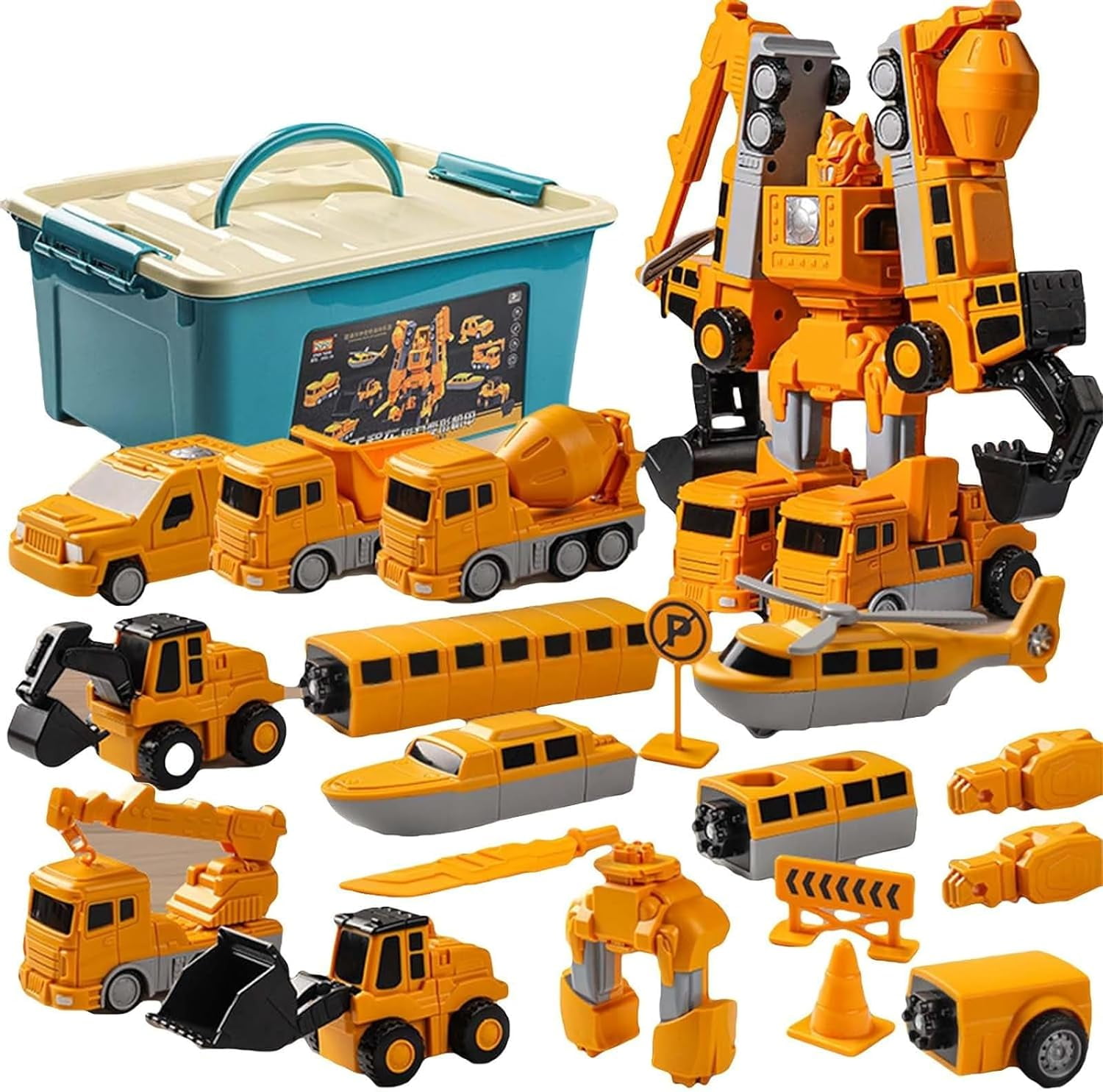 Magnetic Transform Engineering Car - Assembled Toys. Age 3-8, Building ...