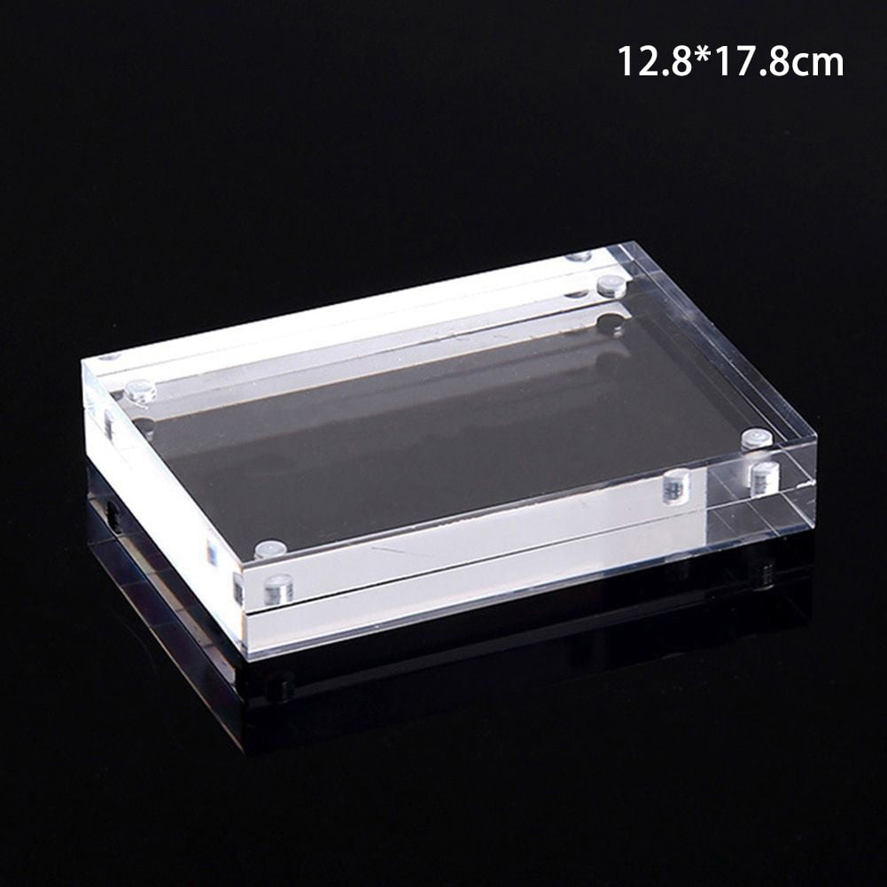 Magnetic Transparent Acrylic Photo Frame for 4x6 to 14.8x21cm - Walmart.com