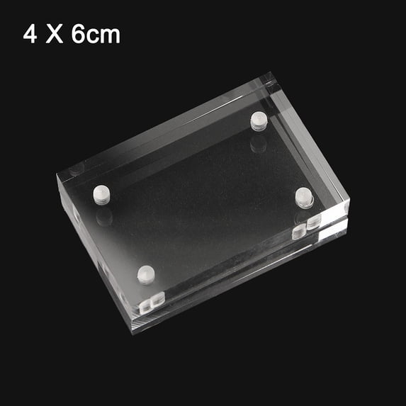 Magnetic Transparent Acrylic Photo Frame for 4x6 to 14.8x21cm - Walmart.com