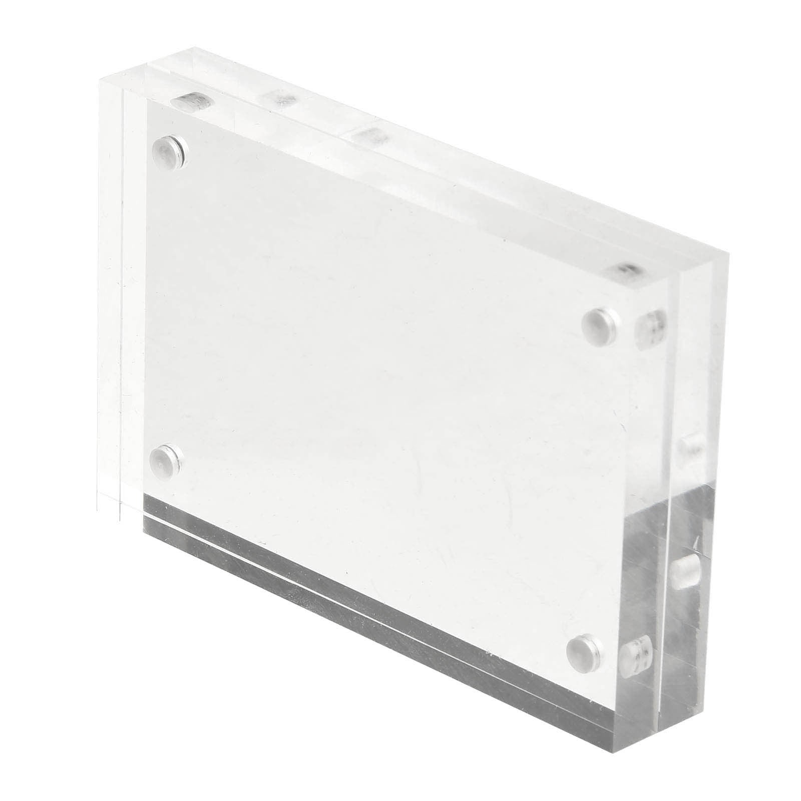 Magnetic Transparent Acrylic Photo Frame for 4x6 to 14.8x21cm - Walmart.com