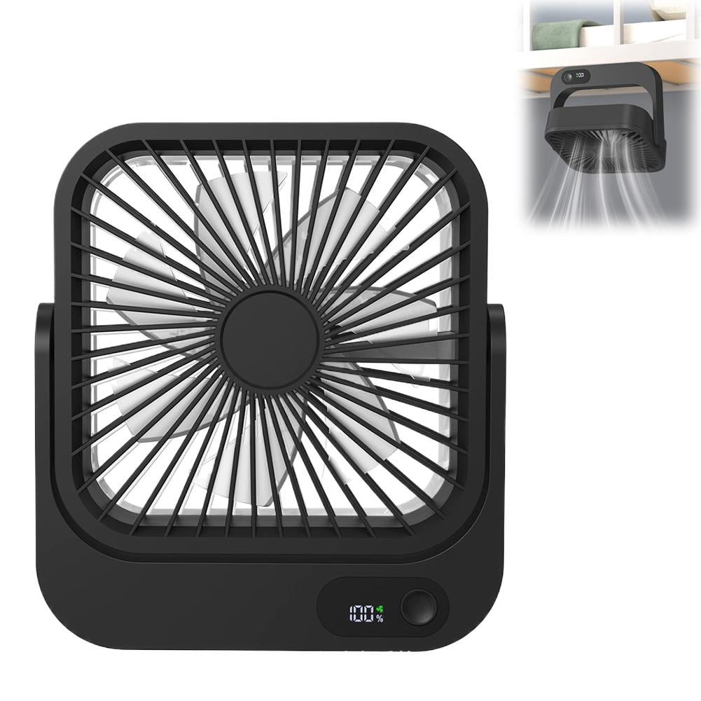 Magnetic Travel Fan, Silent Desk Fan Magnetic CruiseFan with 5-Speed ...