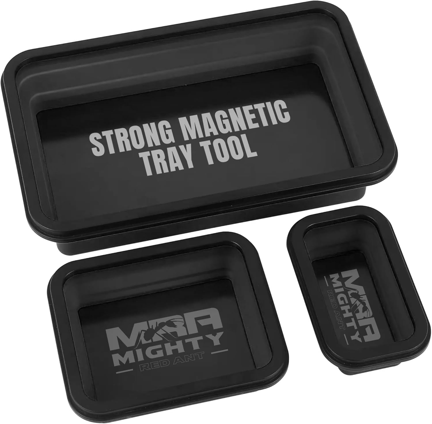 Magnetic Tray Set of 3 Sizes – Foldable Silicone Tool Tray Organizer ...