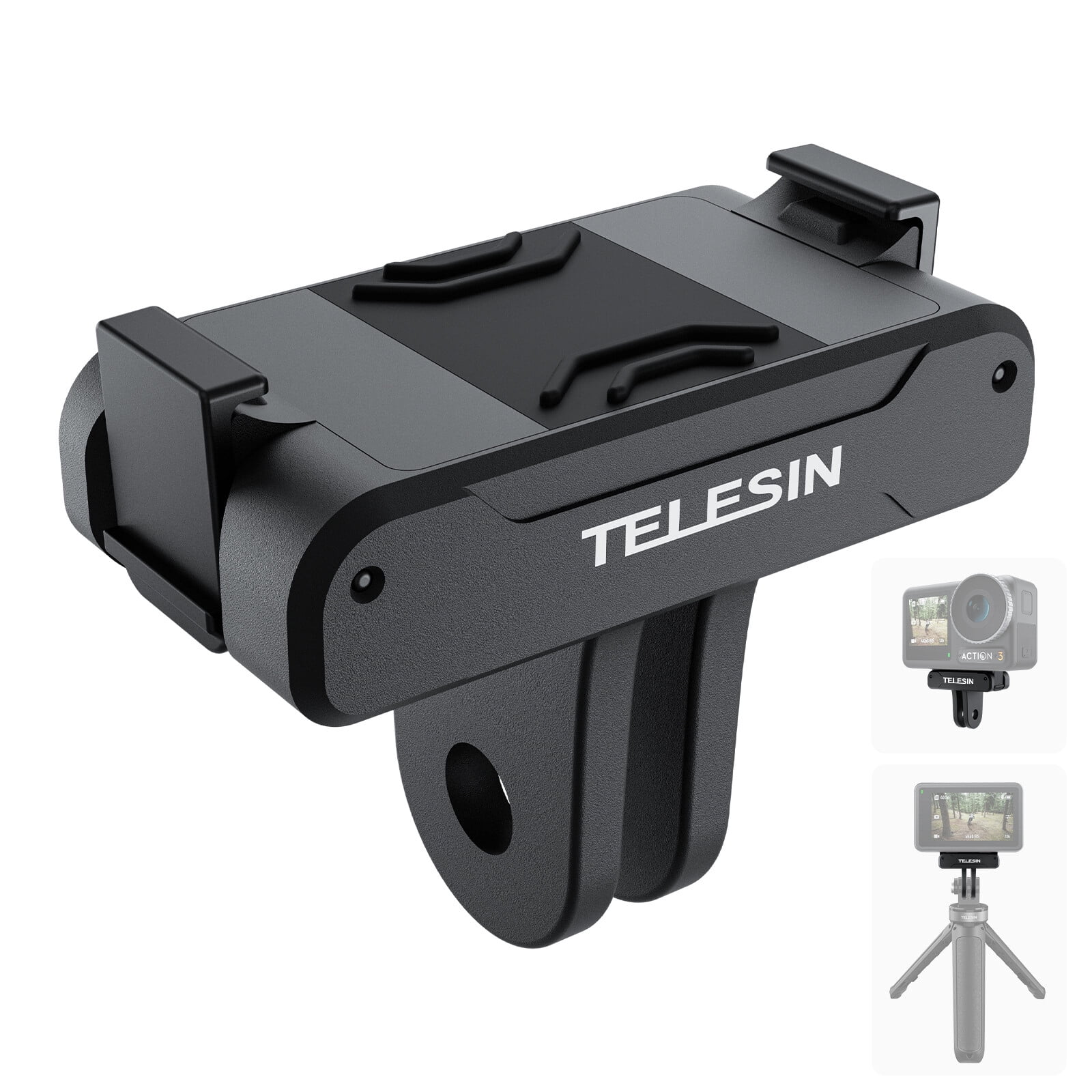 Magnetic Two-Claw Adapter Mount for DJI Action 4 & Action 3, Quick ...