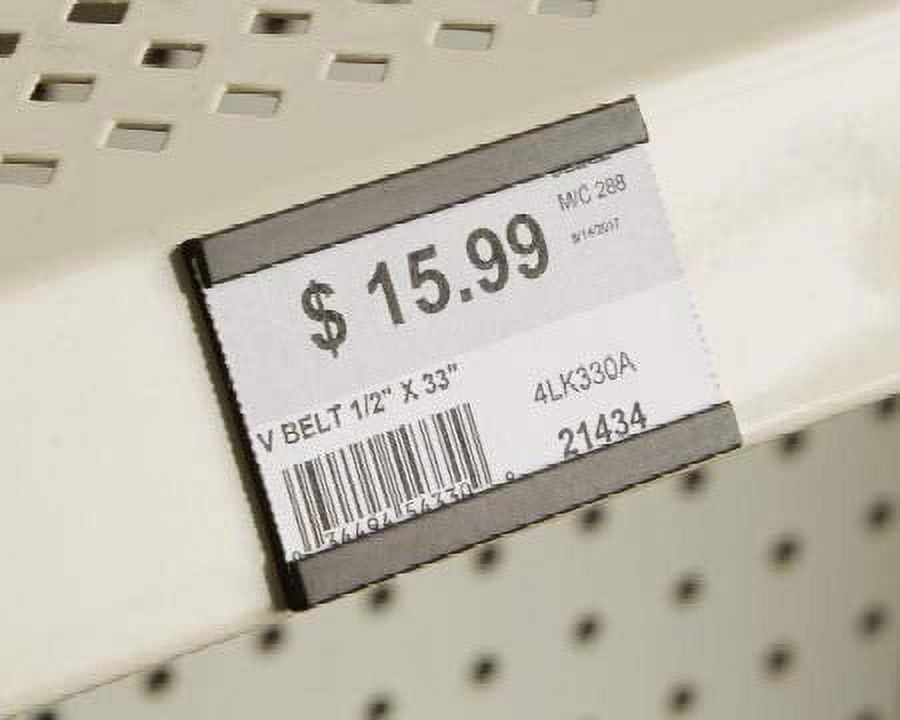 Magnetic UPC Label Holder for Pharmacy Shelves & Gondola Shelf Ticket ...