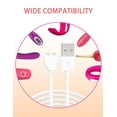 Magnetic 31.4'' USB DC Charger Cable, Charging Cord for Toys/Vibrator/Facial Gear, 6mm/0.24 ...