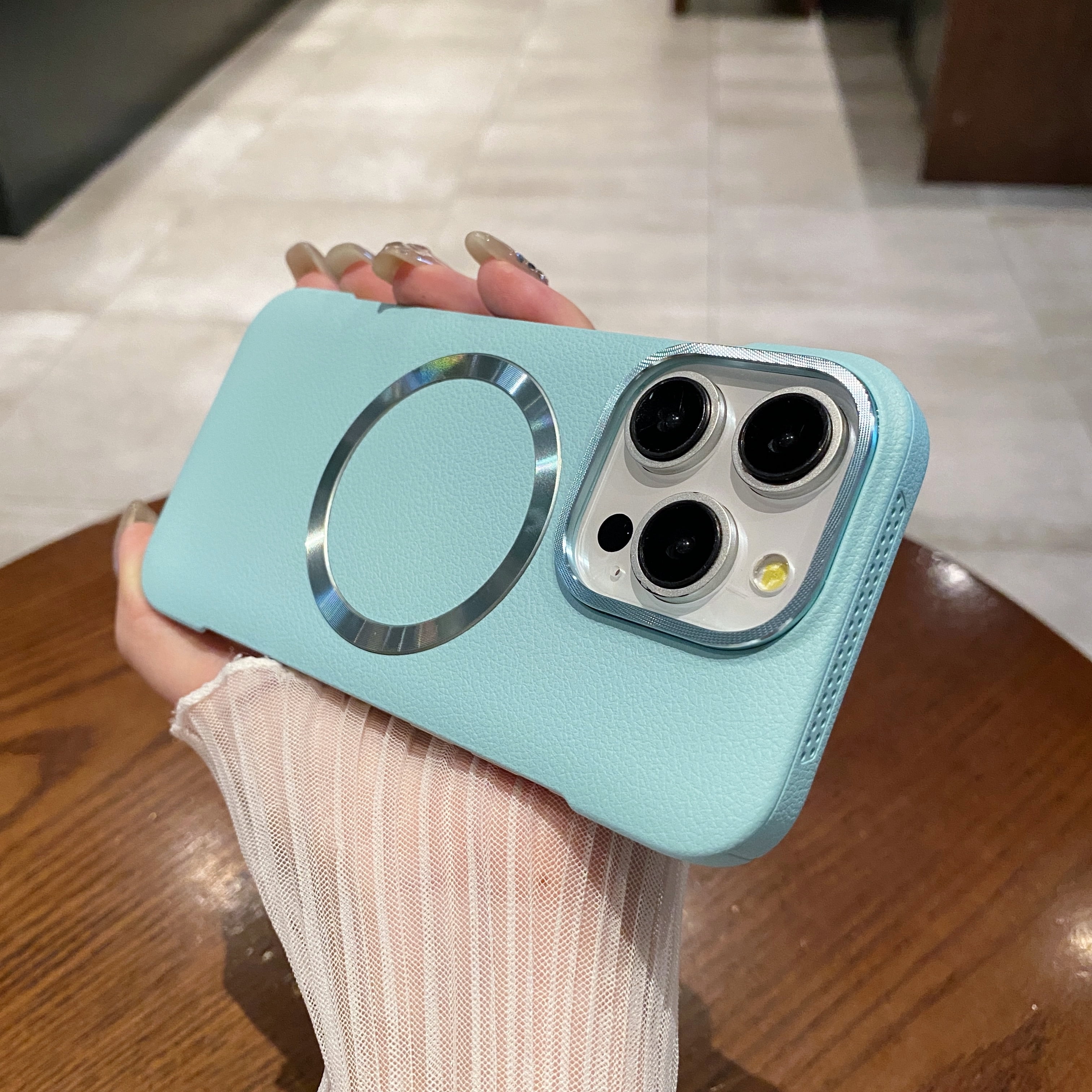 Magnetic Ultra Thin Designed for iPhone 12 Pro Max Frameless Case Slim ...