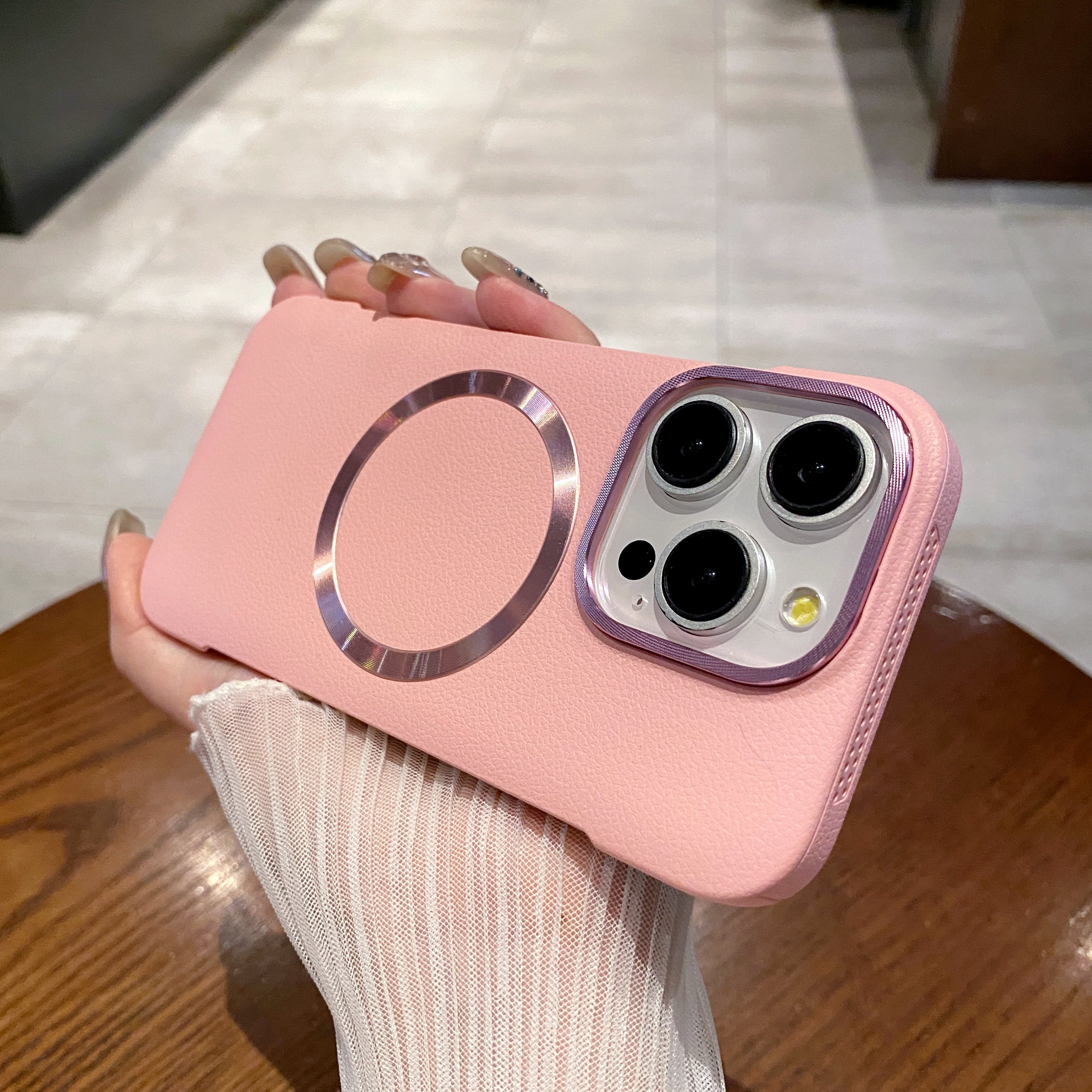 Magnetic Ultra Thin Designed for iPhone 14 Frameless Case Slim ...