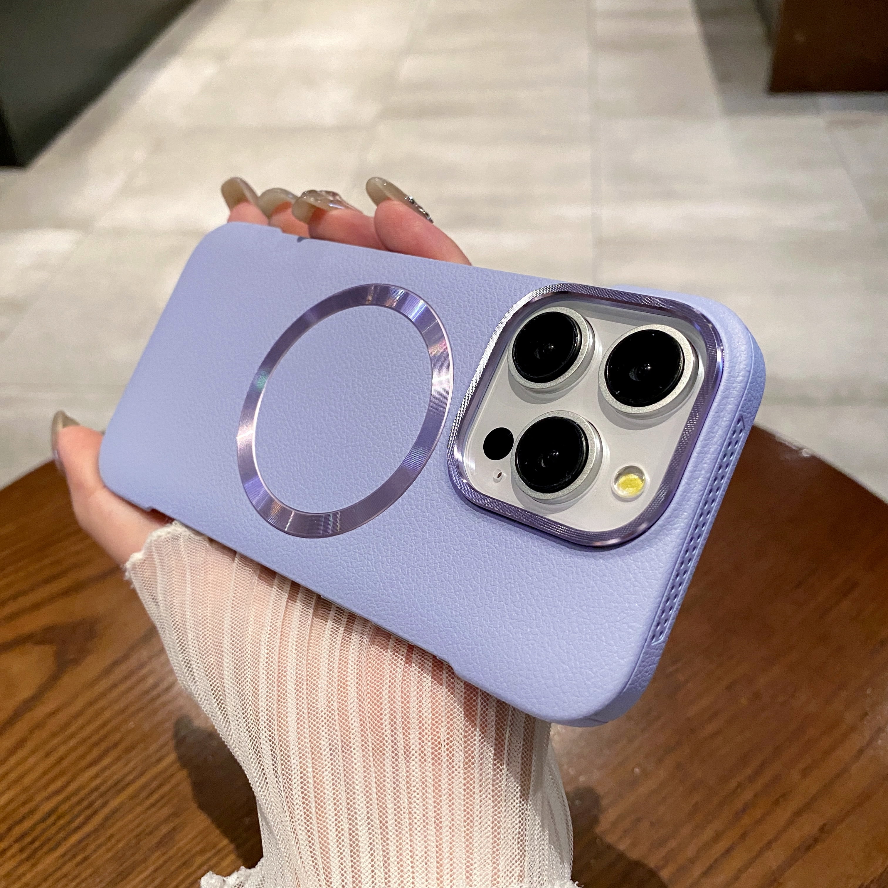 Magnetic Ultra Thin Designed for iPhone 15 Frameless Case Slim ...