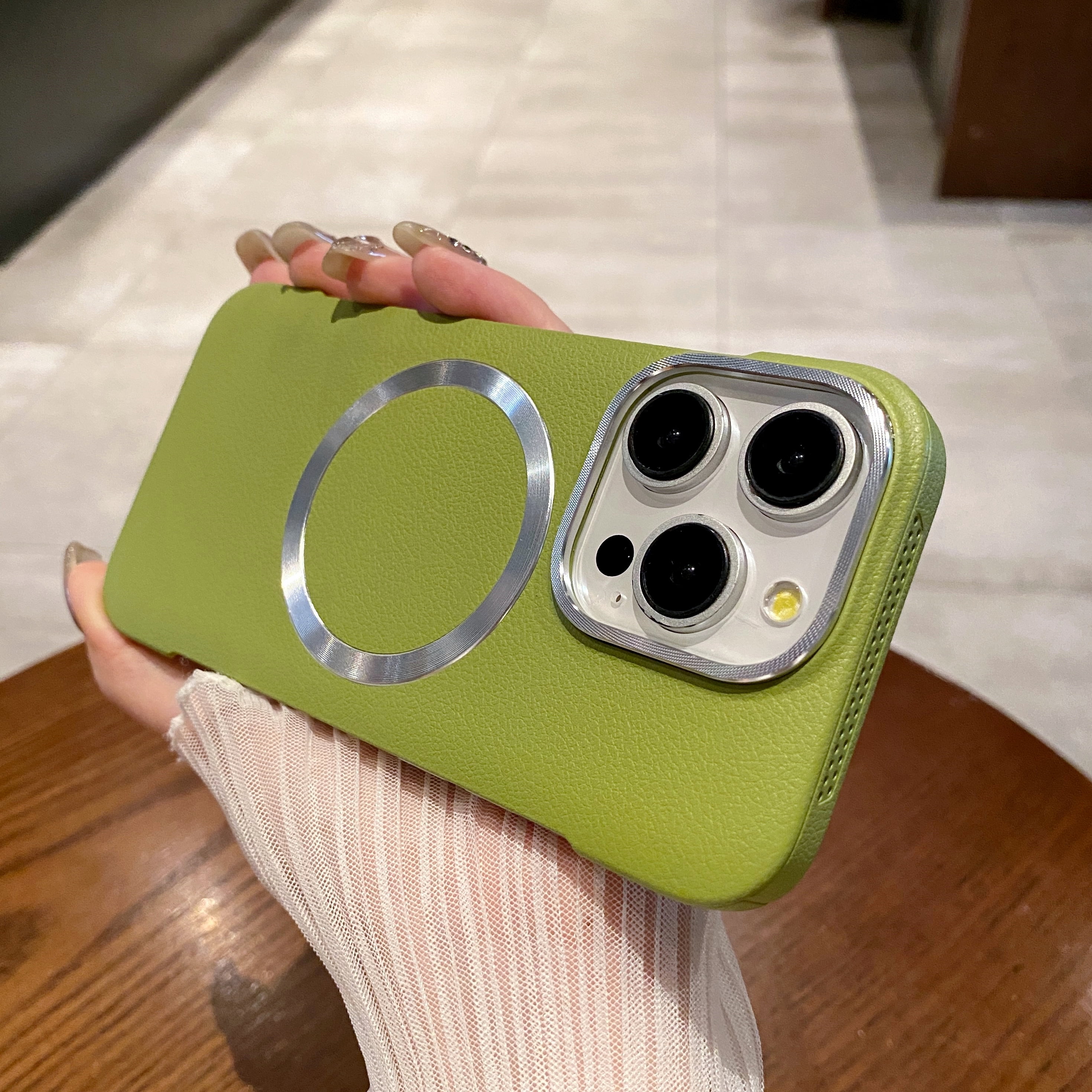 Magnetic Ultra Thin Designed for iPhone 15 Frameless Case Slim ...