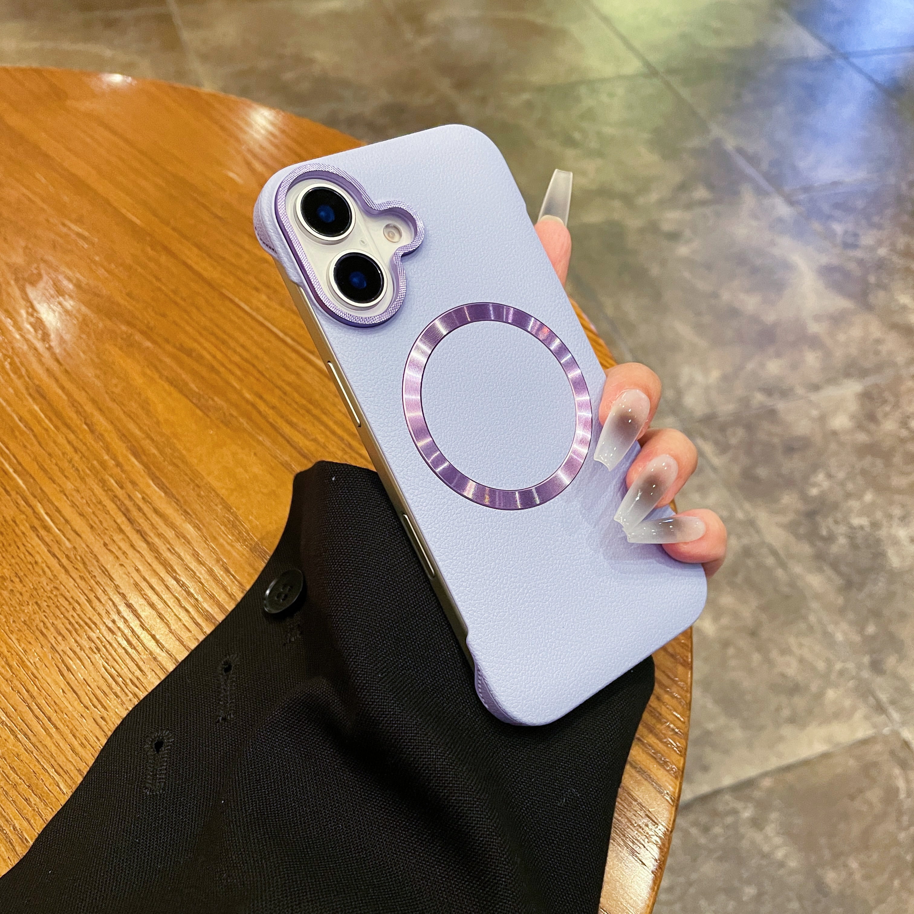 Magnetic Ultra Thin Designed for iPhone 16 Frameless Case Slim ...