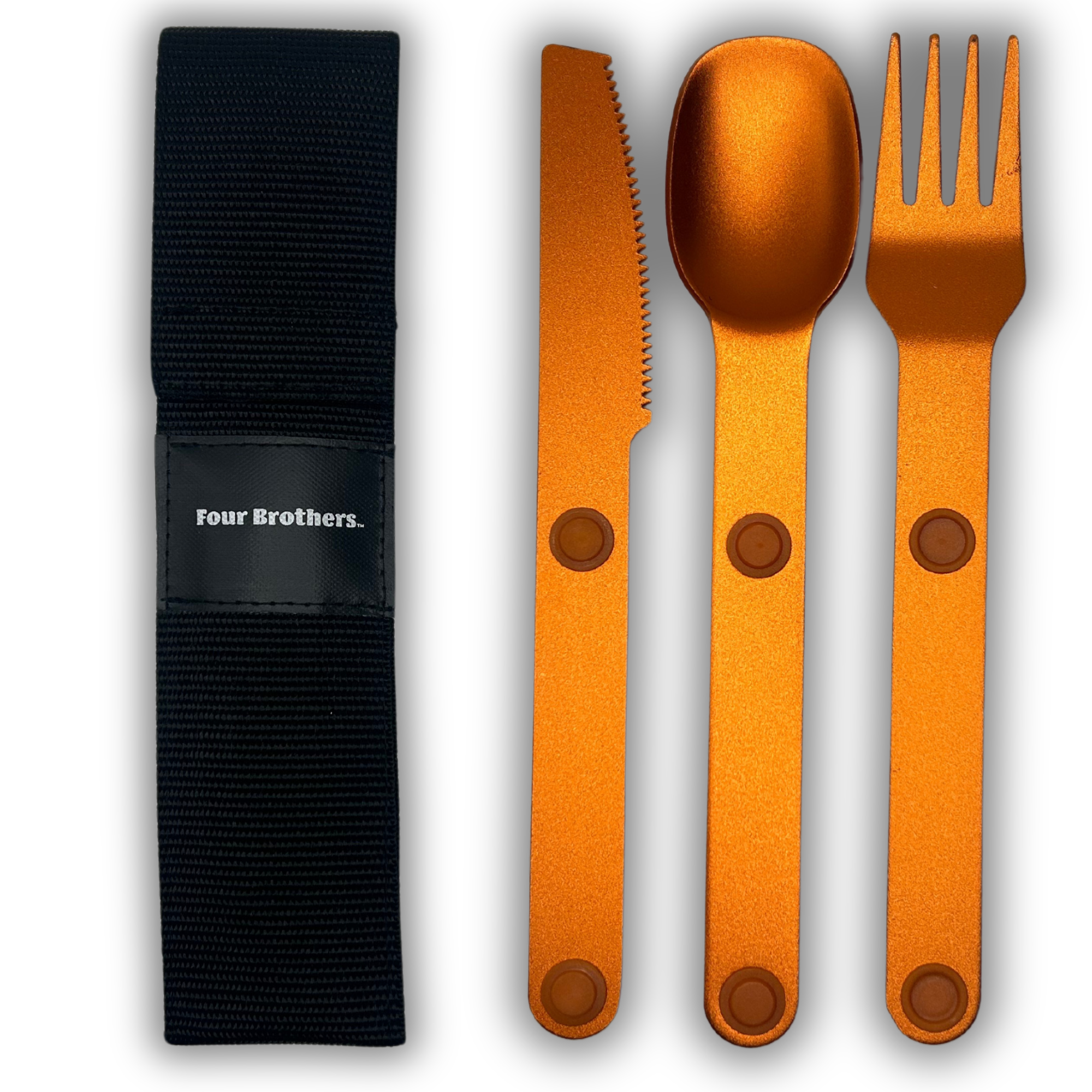 Magnetic Utensils Set - Compact & Sustainable Metal Flatware with Case ...
