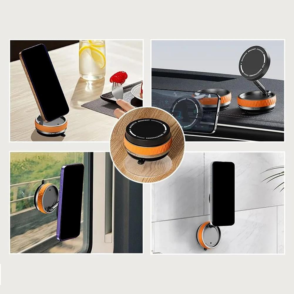 Magnetic Vacuum Car Phone Holder Folding Vacuum Suction C7X2 Ht Holder ...