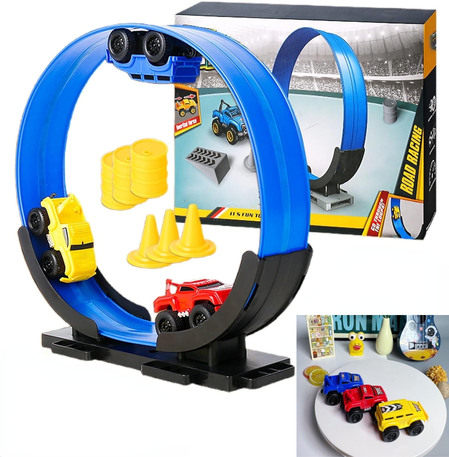 Magnetic Wall Climbing Toy Car,Emboadlie Magnetic Levitation Car That ...