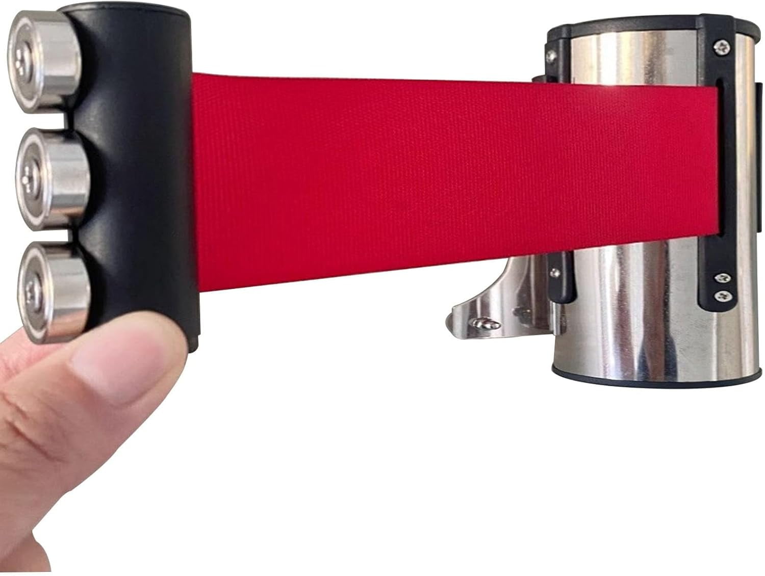 Magnetic Wall Mount Queue Barrier Belt Crowd Control Wall Barrier 6.5/9 ...