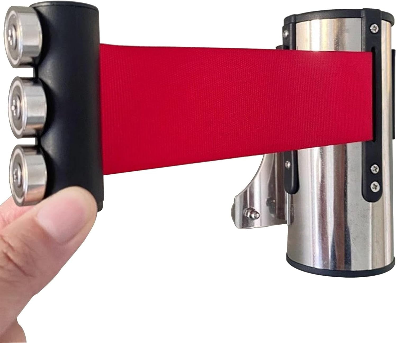 Magnetic Wall Mount Queue Barrier Belt Crowd Control Wall Barrier 6.5/9 ...