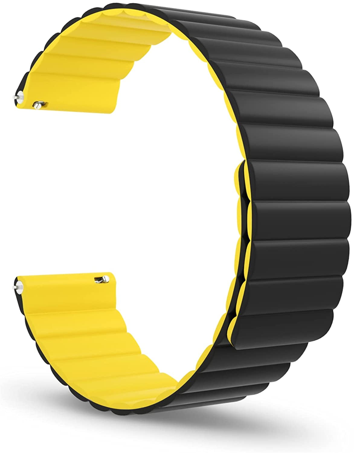 Magnetic Watch Band, Silicone Watch Strap Quick Release Smart Watch ...