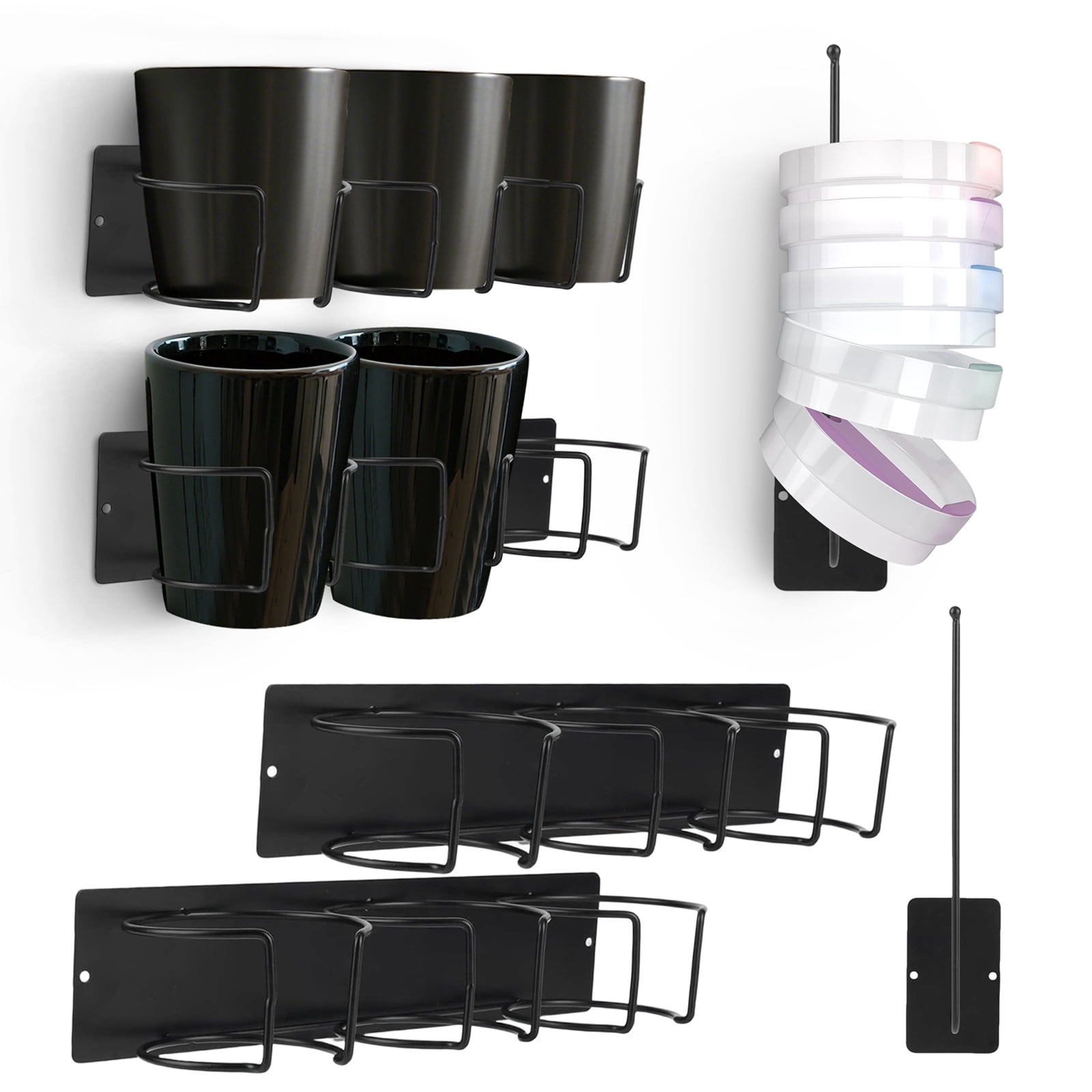 Magnetic Water Bottle Organizer Tumbler with Handle, Magnetic Cup ...