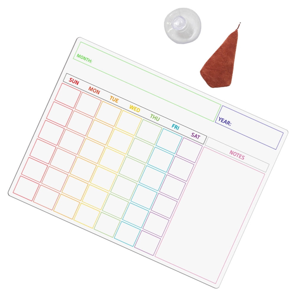 Magnetic Weekly Planner Erasable Message Board Writing Office Fridge ...