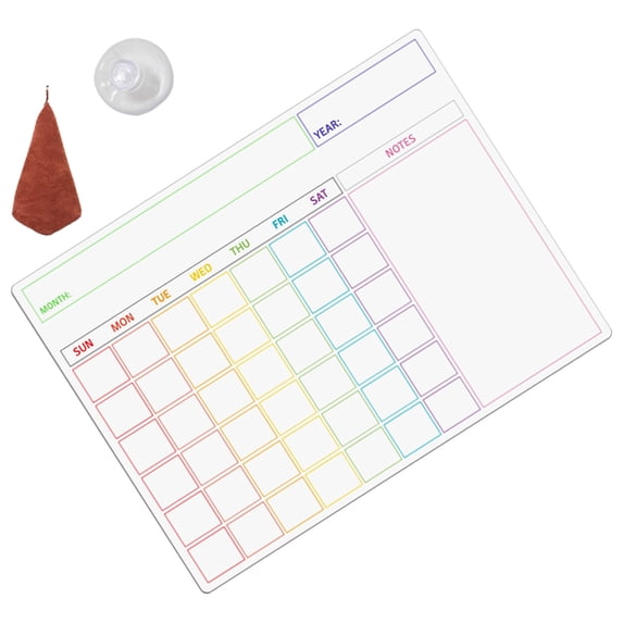 Magnetic Weekly Planner Erasable Message Board Writing Schedule Magnets ...