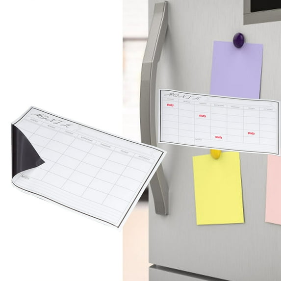 Magnetic Weekly Planner Sticker, Dry Erase Board For Home, Office ...