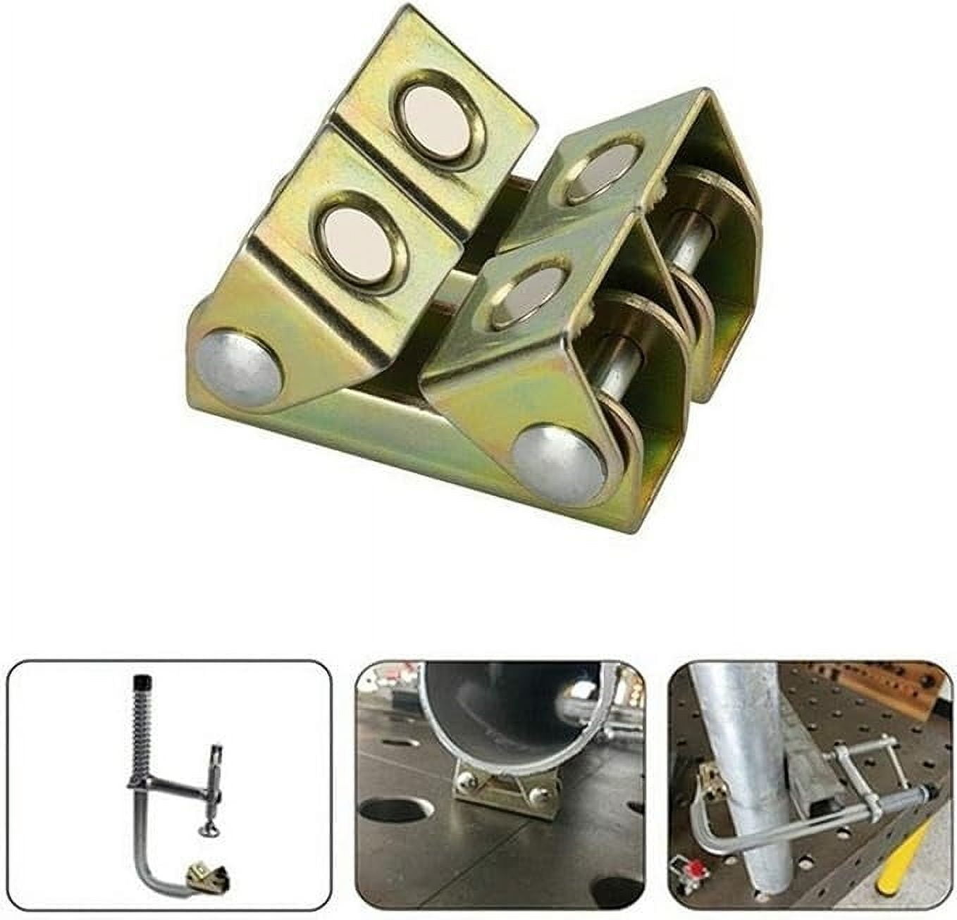 Magnetic Welding Clamps | Adjustable V-Type Stainless Steel Fixture ...