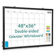X BOARD Monthly Calendar White Board 16" x 12" Small Whiteboard ...
